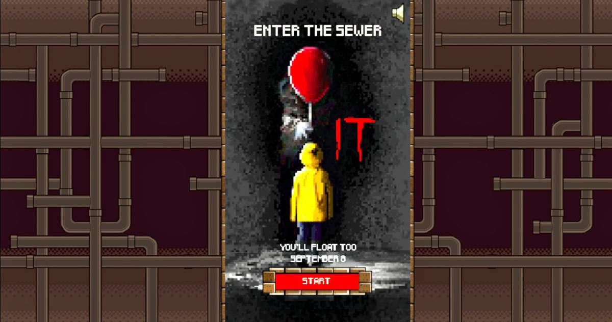 Fight Pennywise in Spooky IT 8-Bit Video Game
