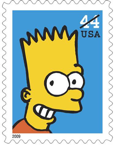 Take a Look at The Simpsons Postage Stamps
