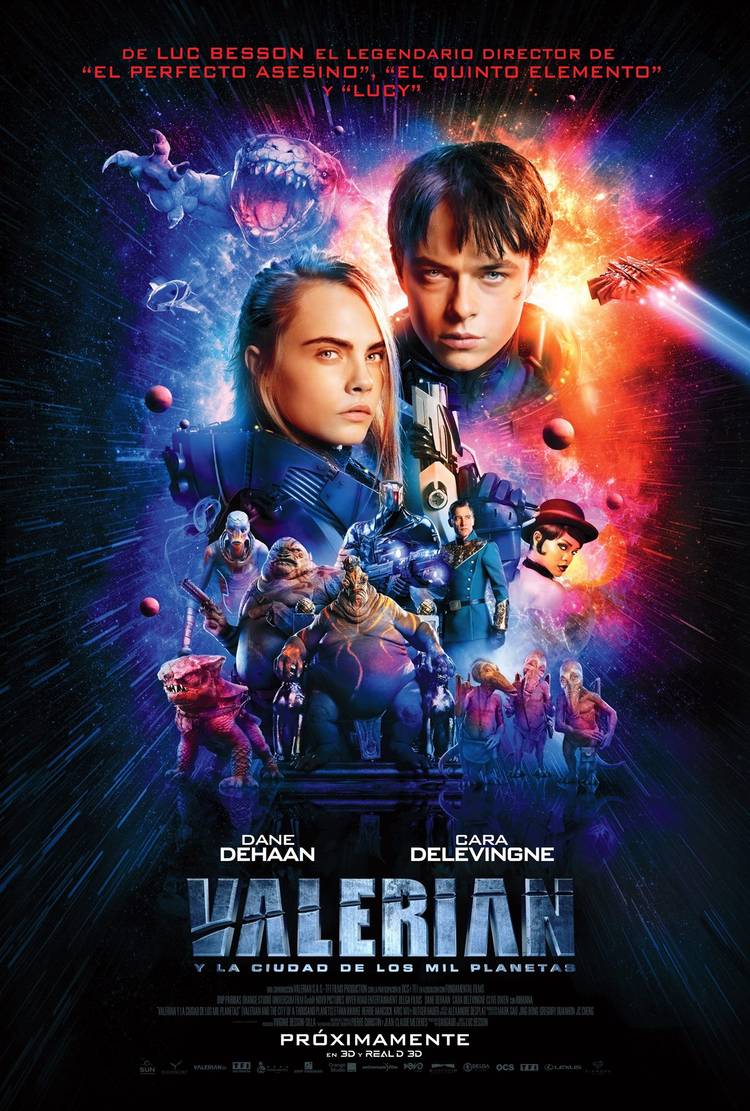 Valerian Character Posters Introduce Crazy Aliens & Killer Robots