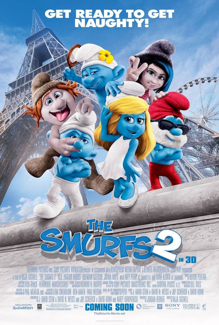 Four The Smurfs 2 Posters