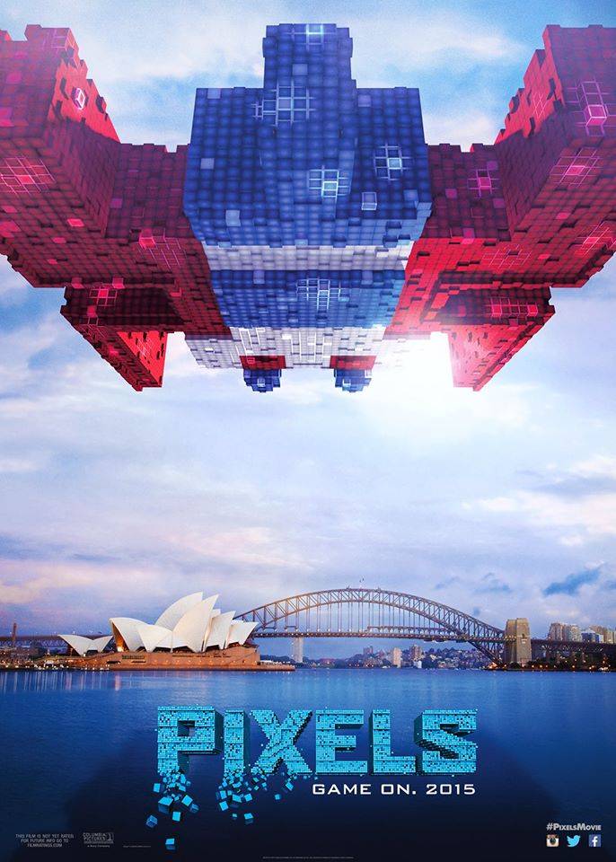 Pixels Posters with Pac-Man, Donkey Kong and Centipede