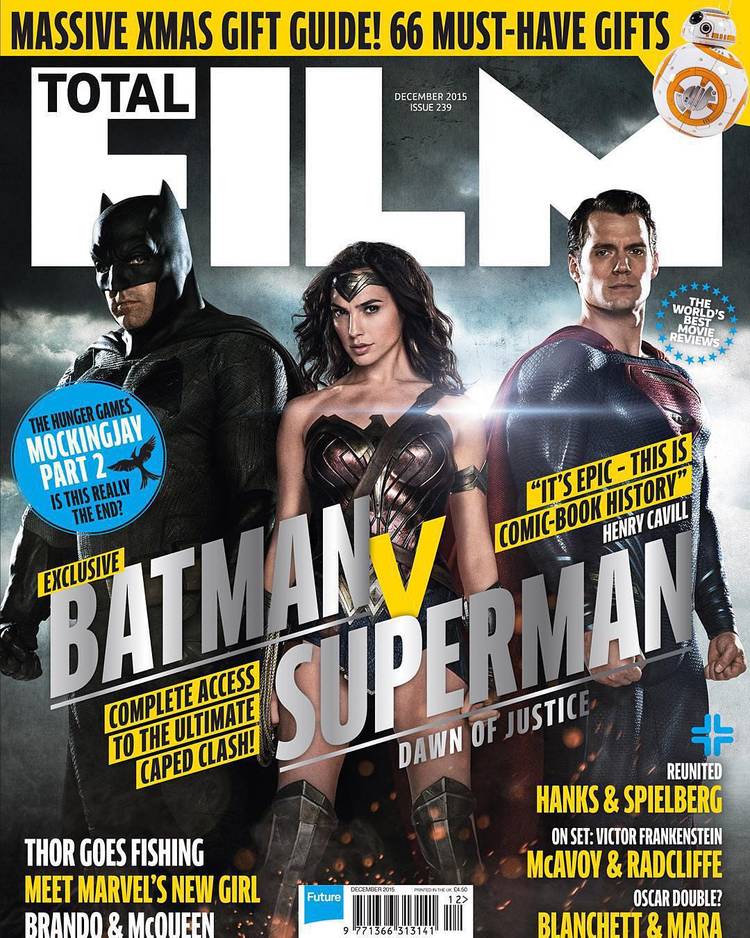 Batman v Superman Total Film Cover & 4 New Photos