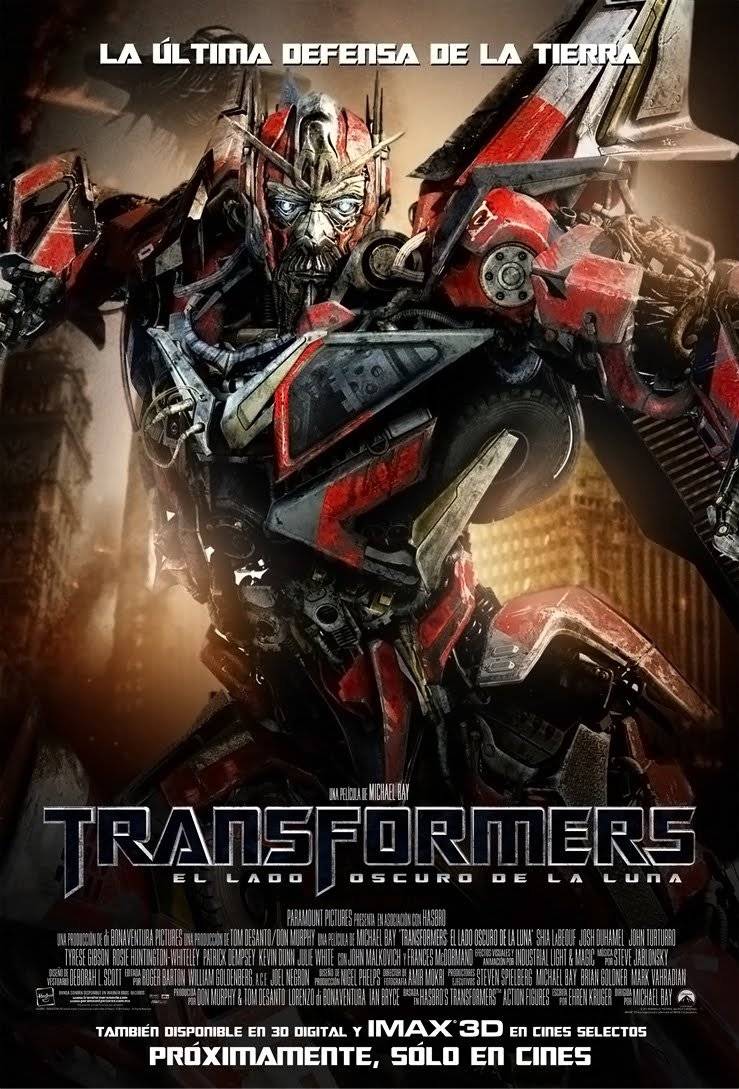 Transformers Dark Of The Moon International Poster With Sentinel Prime
