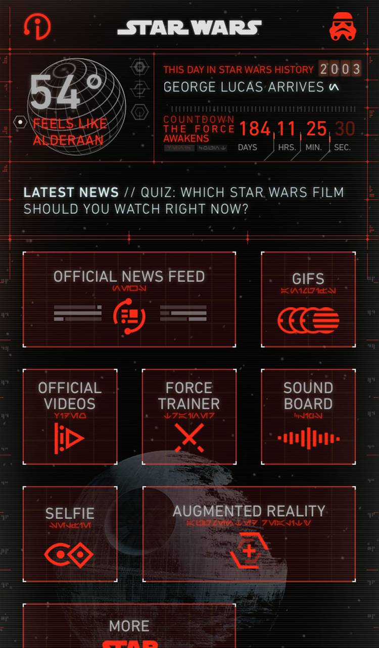 Star Wars App Launches with Jedi Selfies, Lightsaber Training & More