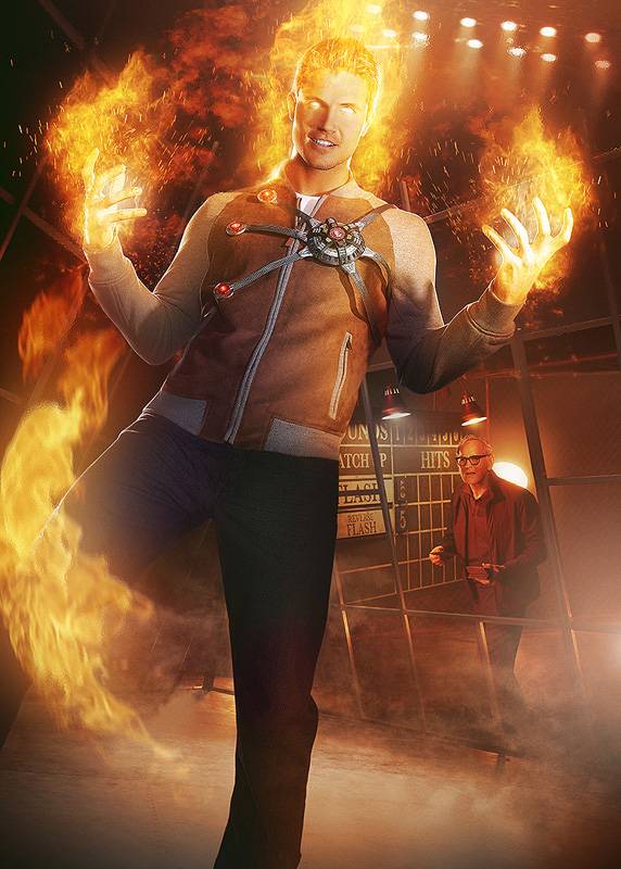 The Flash Firestorm Superhero Fight Club Poster