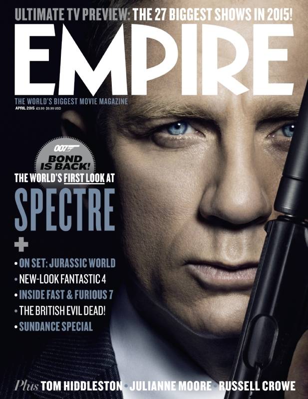Spectre Magazine Cover Shows Daniel Craig as James Bond