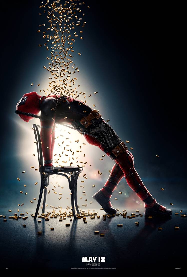 Deadpool 2 Poster Spoofs Flashdance in a Splash of Bullets