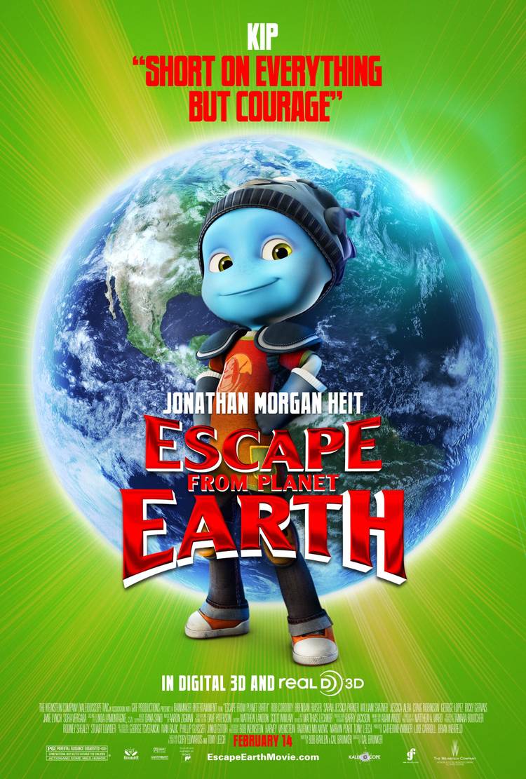 Seven Escape from Planet Earth Character Posters
