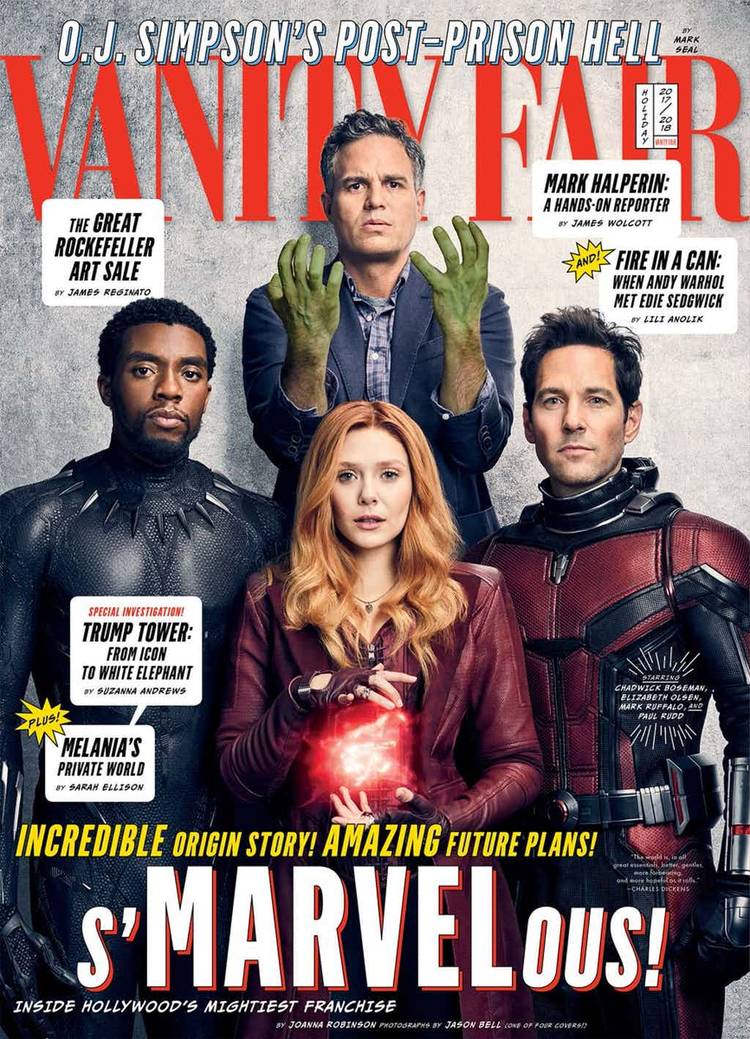 Avengers Unite in Infinity War Vanity Fair Covers and New Photos