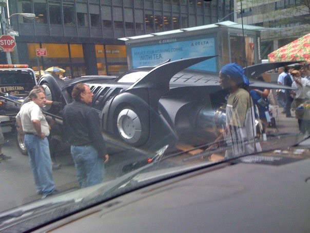 Retro Batmobile Found on the Arthur Remake Set