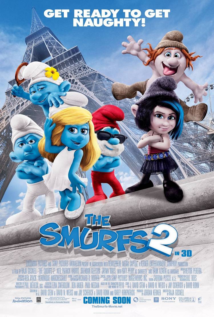 Four The Smurfs 2 Posters