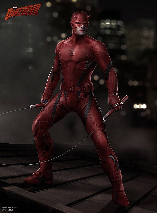 Daredevil Concept Art Shows Off Alternative Costume Designs