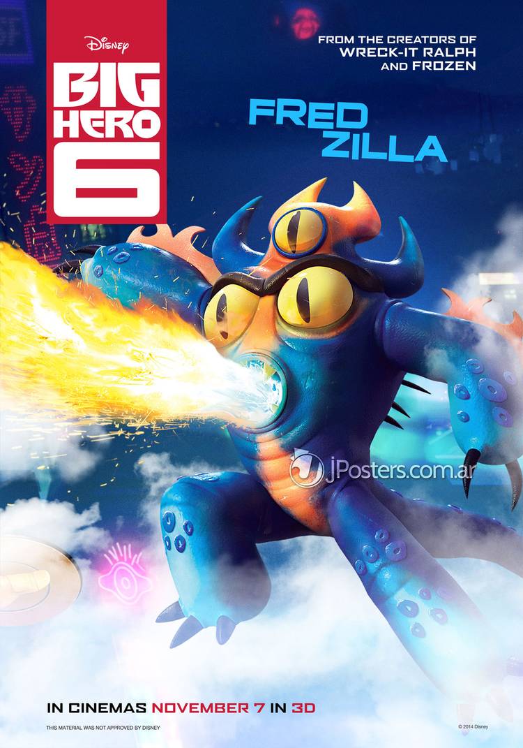 Disney's Big Hero 6 Character Posters Introduce the Superhero Team
