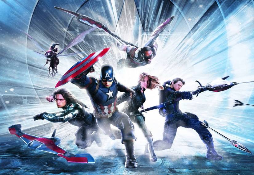 Team Cap Unites in Epic Captain America: Civil War Promo Art