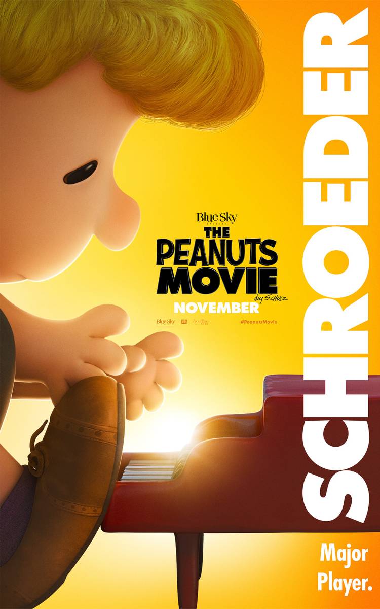 Peanuts Movie Posters with Patty, Marcie & Schroeder