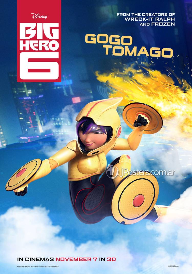 Disney's Big Hero 6 Character Posters Introduce the Superhero Team