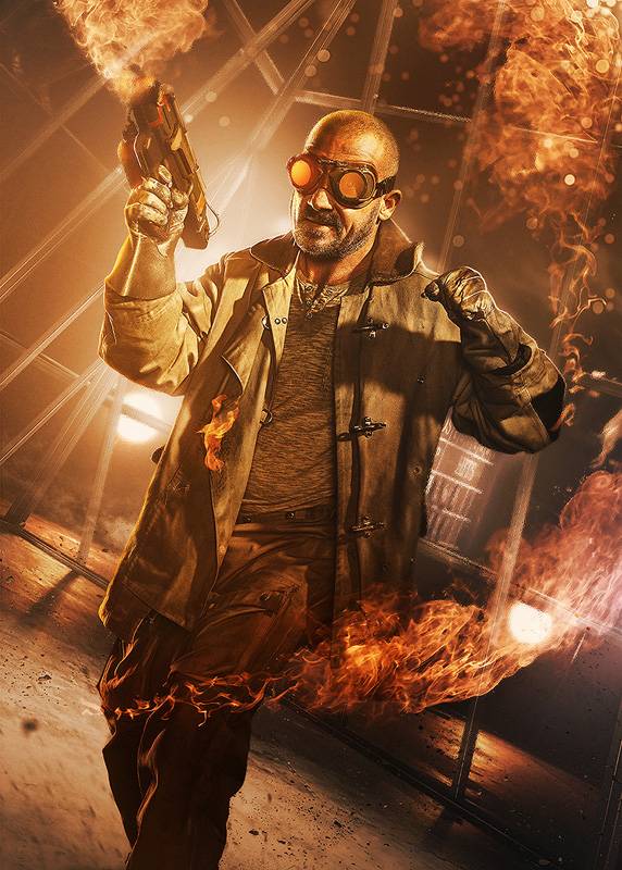 The Flash Captain Cold & Heat Wave Fight Club Posters