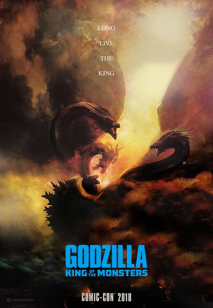 King Ghidorah Fights Back in Breathtaking Godzilla 2 Comic-Con Poster