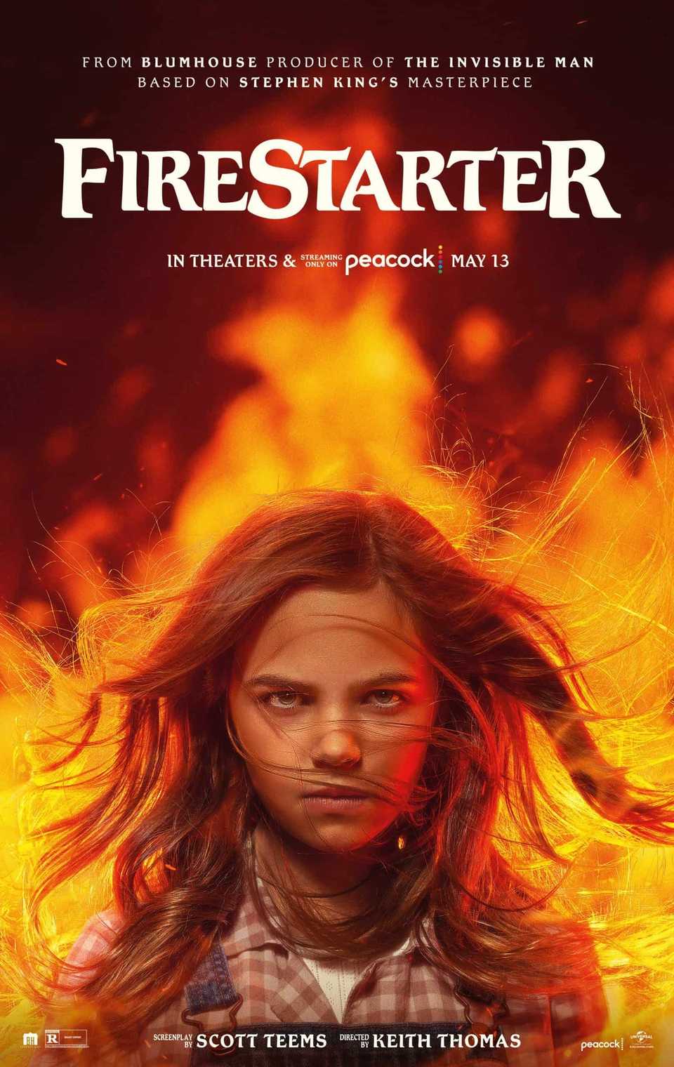 Now Streaming: 2022 Remake of Stephen King's Firestarter Burns Up ...