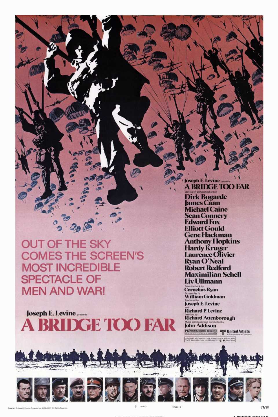 Sean Connery & Anthony Hopkins Joined Forces in War Epic 'A Bridge Too Far'