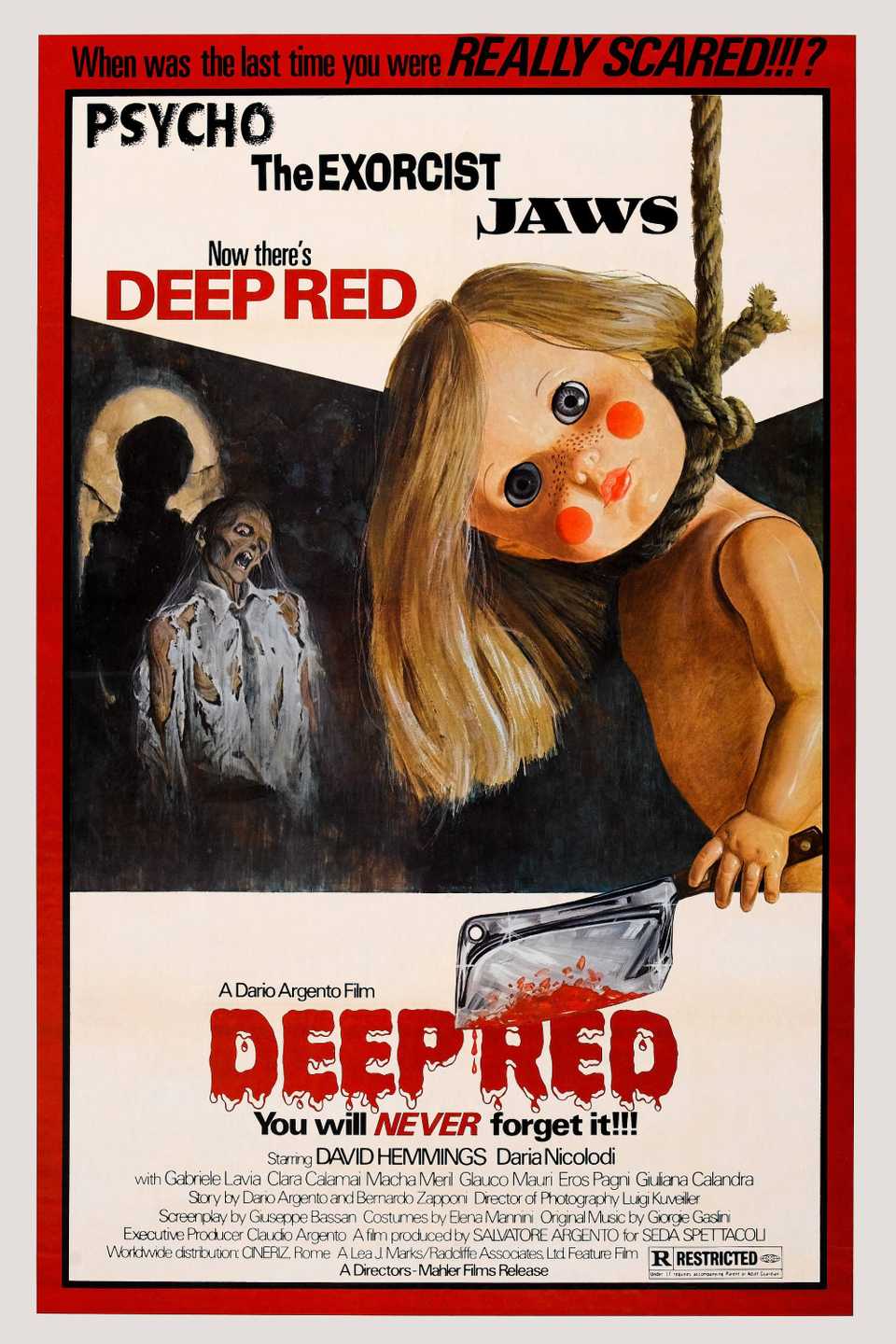If You Love Shocking Horror, Stream Dario Argento's 'Deep Read' on AMC+